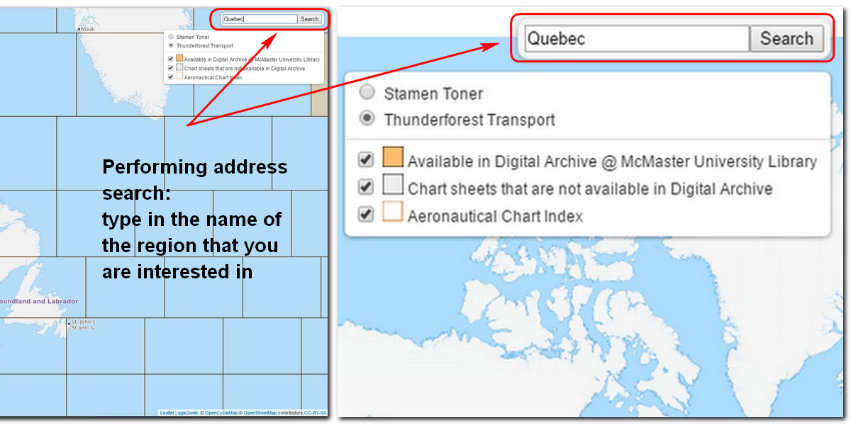 McMaster University's Aeronautical Charts Index